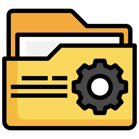 File Management Generic Color Outline Icon