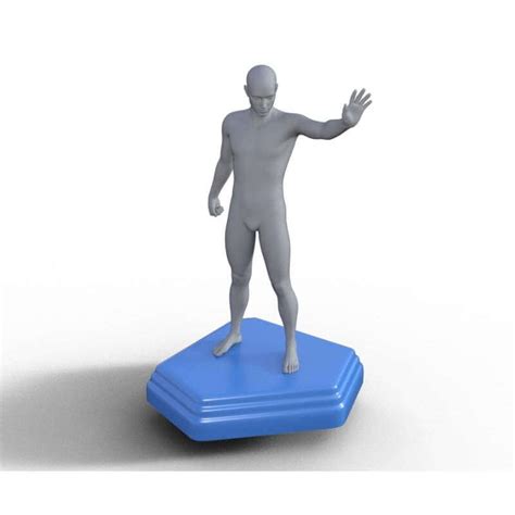 Action Figure Display Bases 2 Types 3D Model By ROMFX