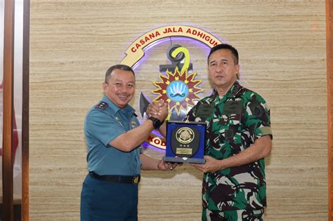Eratkan Soliditas Antar Kotama TNI AL Dankodiklatal Terima Courtesy