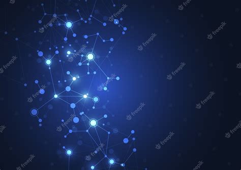 Premium Vector Abstract Connecting Dots And Lines