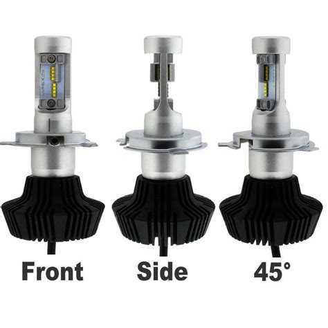 Pair 160W 16000LM LED Headlight Bulbs H4 9003 Plug Bulb White 6000K Hi