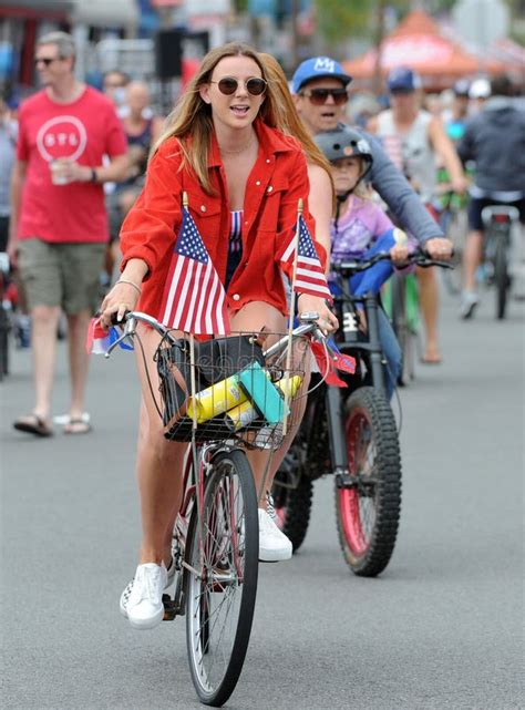 Huntington Beach 4th Of July Parade California Usa Editorial