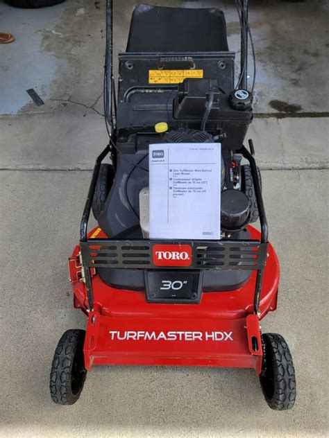 30 Toro Turfmaster Hdx Commercial Lawn Mower For Sale Ronmowers