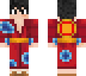 Luffy Wano Minecraft Skin