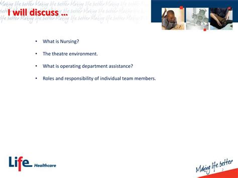 Ppt The Role And Responsibility Of The Operating Department Assistant