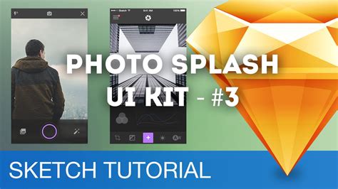 Sketch 3 Design Workflow Photo Splash Ui Kit 03 Ios Sketchapp