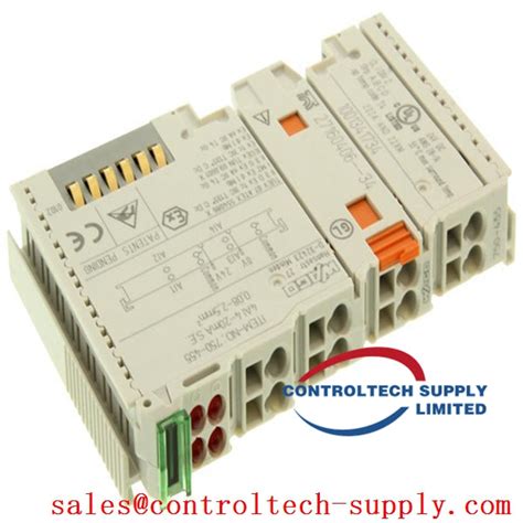 Wago 750 455 Analog Input Module In Stock Controltech Supply Limited