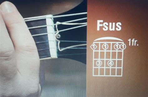 Fsus Barre Chord In Session 7 Gibsons Learn And Master Guitar Guitar
