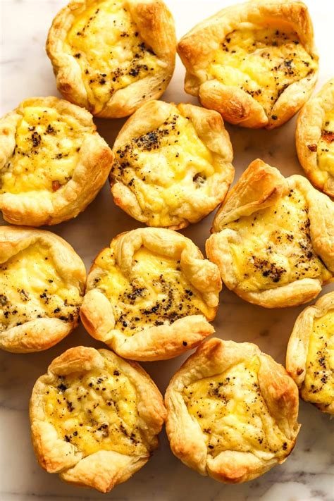 Hand Held Mini Quiche In Puff Pastry Suebee Homemaker