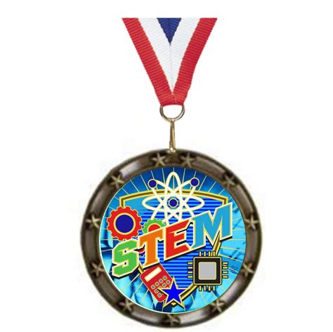 Stem Texture Tone Insert Medal