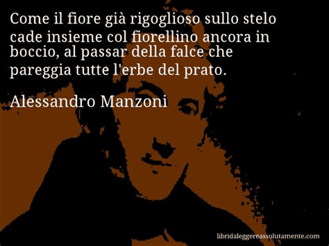 Cartolina Con Aforisma Di Alessandro Manzoni Libri Da Leggere Assolutamente