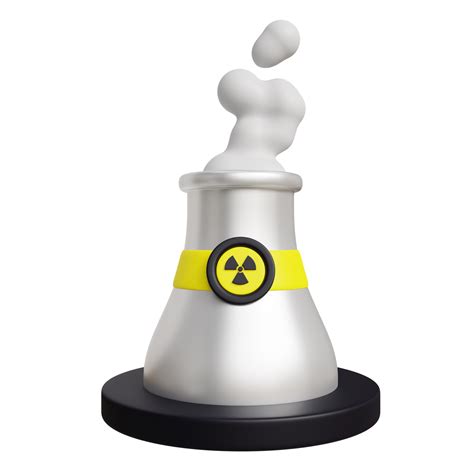 3d Nuclear Reactor Power Plant Illustration 13391135 Png