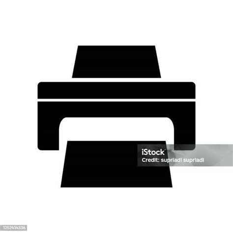 Desain Ilustrasi Vektor Ikon Printer Ilustrasi Stok Unduh Gambar