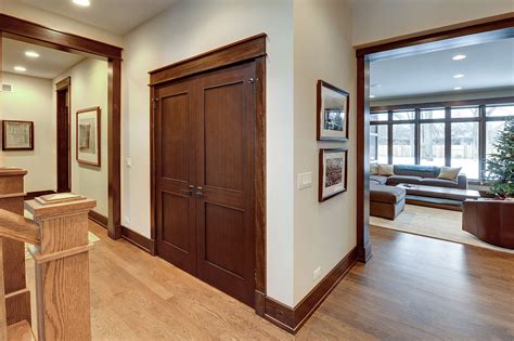 Classic Interior Door Custom Interior Wood Door Double With Flat