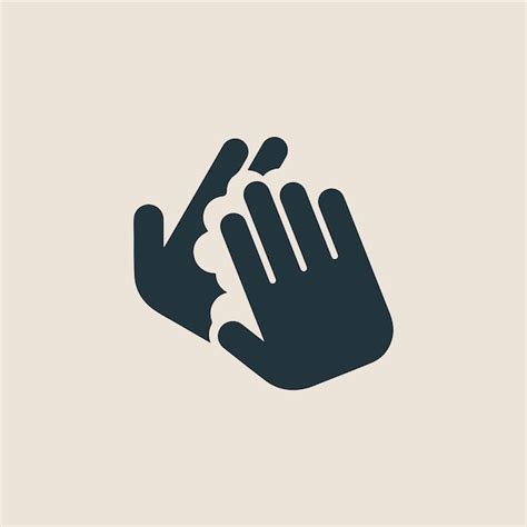 Premium Vector Wash Hand Icon Vector Image