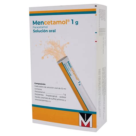 Comprar Mencetamol Menarini 1gr 10 Sol Oral Bebible Walmart Guatemala