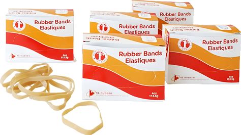 Kl Rubber 32 Natural Biodegradable Elastic Rubber Bands 1lbpk 4