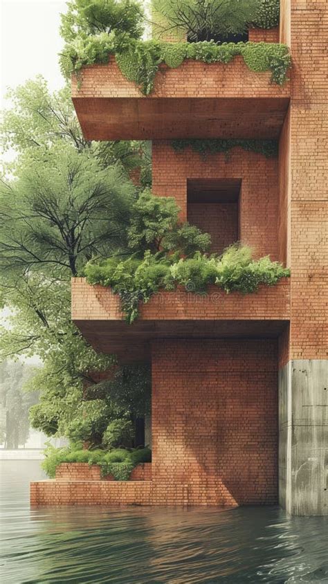 Innovative Eco Friendly Architecture Vertical Greenery And Sustainable