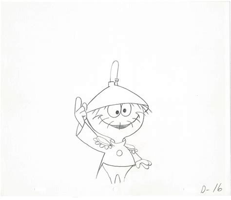 Quisp And Quake Quunchy Jay Ward Animation Cel Drawing Rocky Bullwinkl