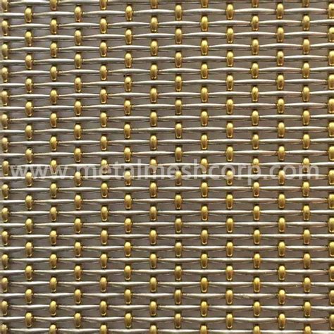 Golden Color Decorative Woven Mesh Fabric Manufacturer
