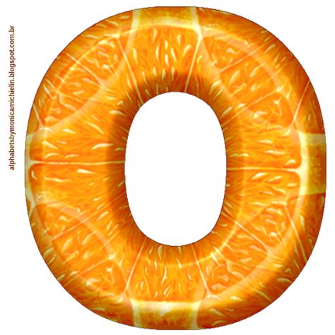 Monica Michielin Alphabets Laranja Alfabeto Orange Alphabet Png