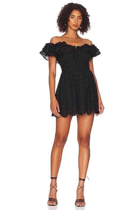 Tularosa Casey Mini Dress In Black REVOLVE