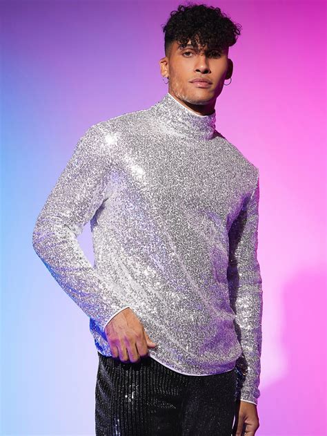 Silver Party Collar Long Sleeve Fabric Plain Embellished Non Stretch