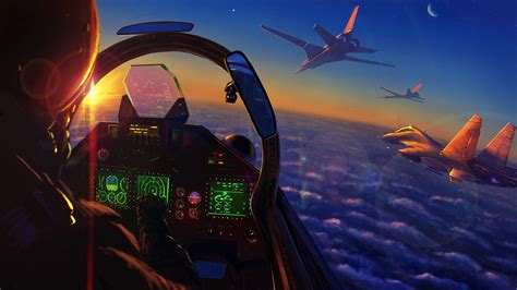 Aircraft Cockpit Desktop Backgrounds Wallpaper Cave