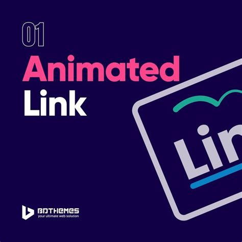 How To Use Animated Link Widget By Element Pack Pro Element