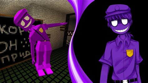 ФИОЛЕТОВЫЙ ЧЕЛОВЕК КАК СДЕЛАТЬ ПОРТАЛ В МИР ПЯТЬ НОЧЕЙ С ФРЕДДИ ФНАФ В МАЙНКРАФТ Roleplay