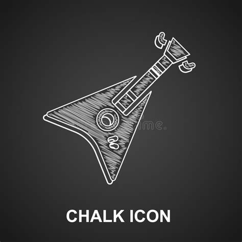 Chalk Art Bass Guitar Illustration Stock Illustration Illustration Of