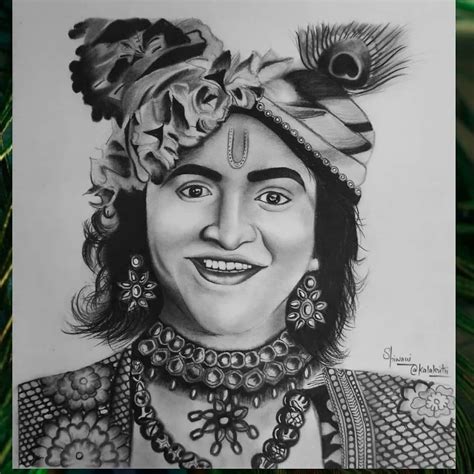 Drawing Sheet Lord Krishna Sketch Size A4 At ₹ 1500 Piece In Kaithal Id 2848987202591