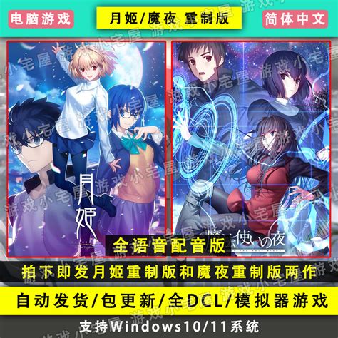 月姬重製版 Remake 魔法使之夜重製版 月姬r 中文簡體單機遊戲 Taobao