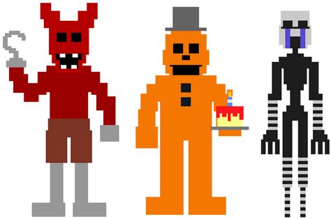 8bit Fnaf 2 Minigames By Mariorainbow6 On Deviantart