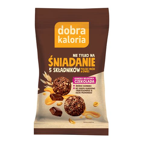 DOBRA KALORIA KULKI GORZKA BELGIJSKA CZEKOLADA 40g 13148004486 Allegro Pl