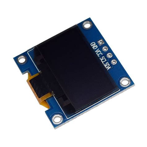 0 96 Inch I2C IIC 4pin OLED Display Module Yellow Blue Without Soldered Pin