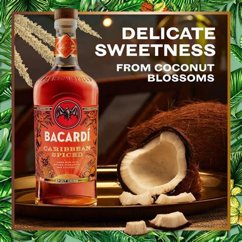 Bacardi Caribbean Spiced Premium Rum Ocado