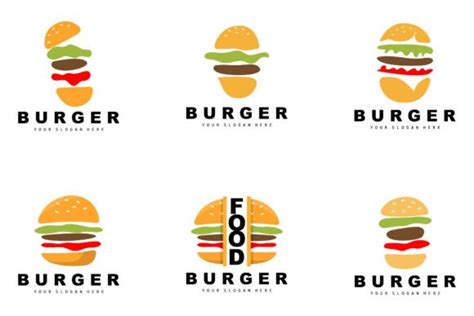 Burger Logo Fast Food Design Bread And Graphic By May Graphic