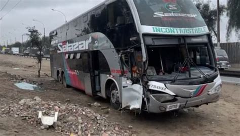 Accidente De Tránsito Bus Interprovincial Se Despistó En La Vía Ramiro