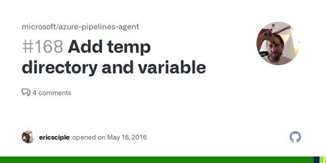 Add Temp Directory And Variable · Issue 168 · Microsoftazure