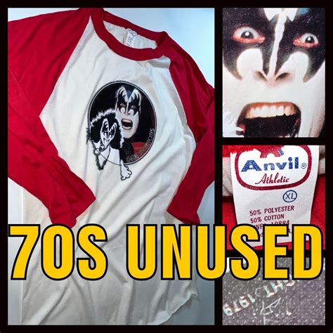 Vtg 70s Gene Simmons Kiss Rock Roll Over Band Love Gu Gem