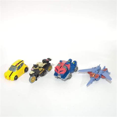 二手 正版 變形金剛 Tfa Ez 傳奇級 四隻合售 大黃蜂 柯博文 天王星 警車 蝦皮購物