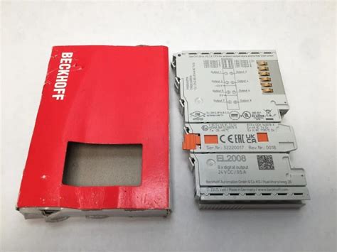 BECKHOFF EL EtherCAT Terminal Channel Digital Output V DC A At Bus