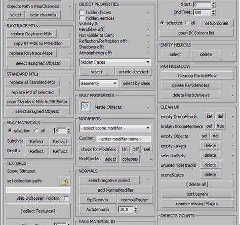 Mr Clean Scene Cleanup Tools For Max And Vray Cg Tips