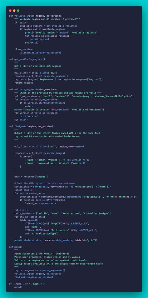 Aws Find Amis Boto3 Script