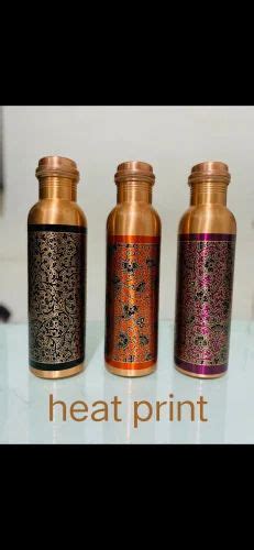 Copper 1000 Ml Meena Bottle At Rs 360 Piece Gold Plated Glass And