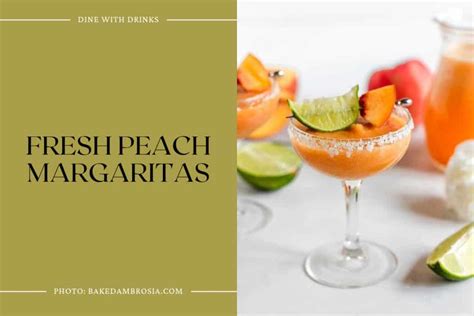 31 Fresh Peach Cocktails To Sip On Under The Sun Dinewithdrinks