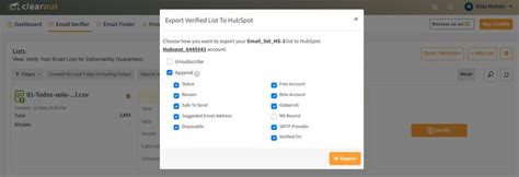 Hubspot Crm Validation Integration Clearout