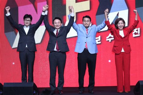 스윙보터 충청 당심 잡아라與 당권주자 세 번째 합동연설회 파이낸셜뉴스