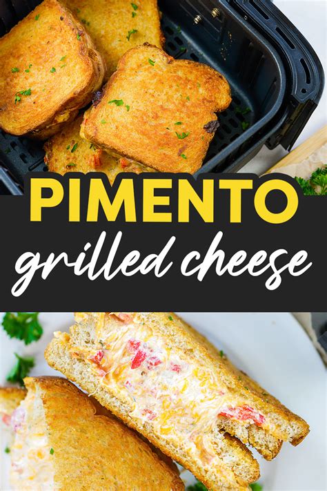 Air Fryer Pimento Grilled Cheese